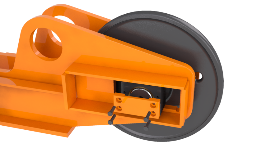 Technical Data Sheet: Straddle Mount Front Idler - L&H Industrial