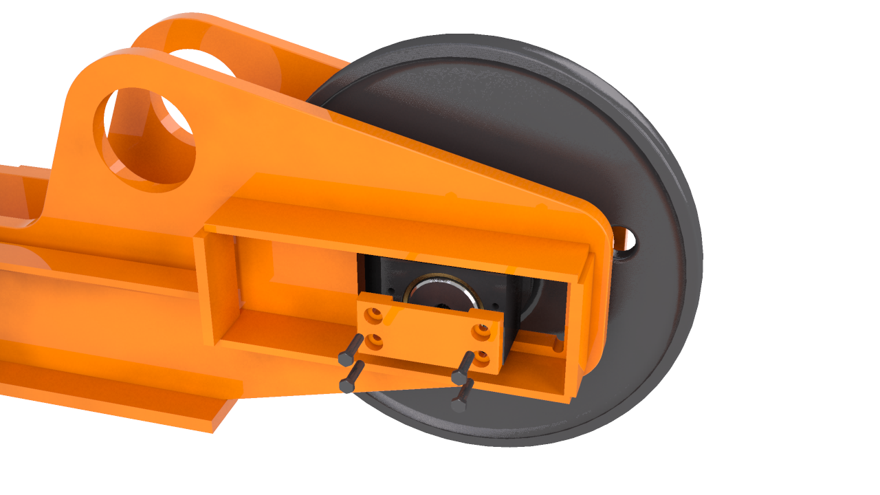 Technical Data Sheet: Straddle Mount Front Idler - L&H Industrial